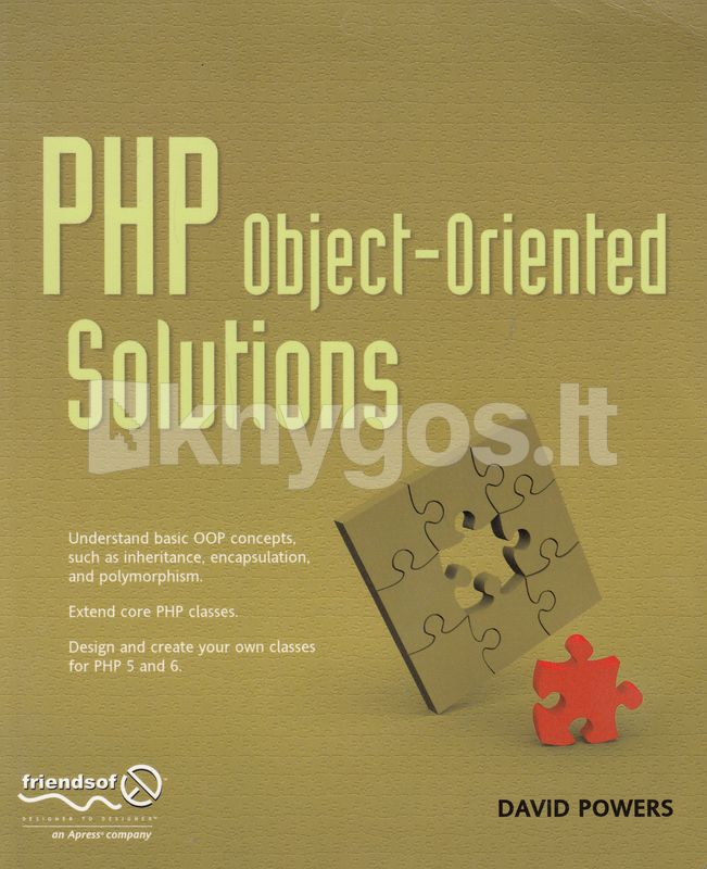 PHP Object Oriented Solutions Knygos Lt