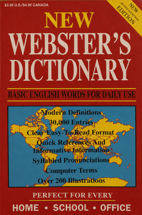 New Webster's Dictionary: Basic English Words for Daily Use (skaityta ...