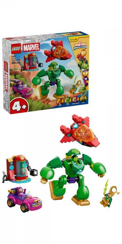 Blocks Super Heroes 11211 – Lokis prieš Geležinio žmogaus komandą ...