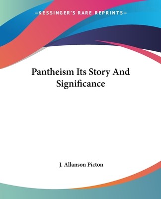 Pantheism Its Story And Significance | Knygos.lt