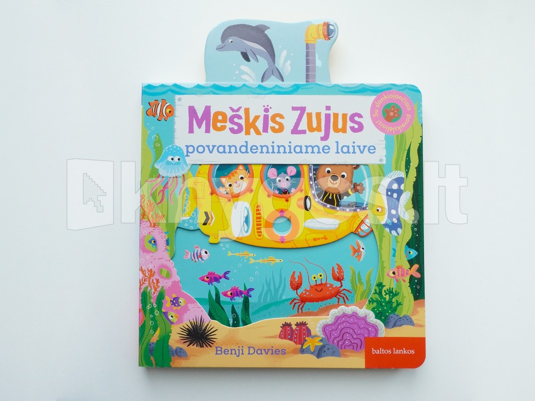 Meškis Zujus povandeniniame laive. Su slankiojančiais paveikslėliais!