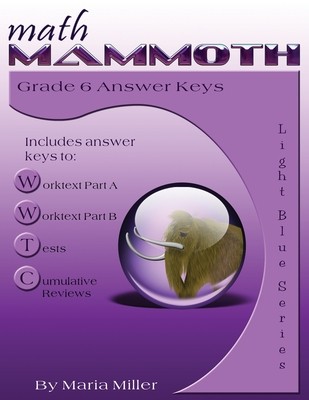 Math Mammoth Grade 6 Answer Keys | Knygos.lt