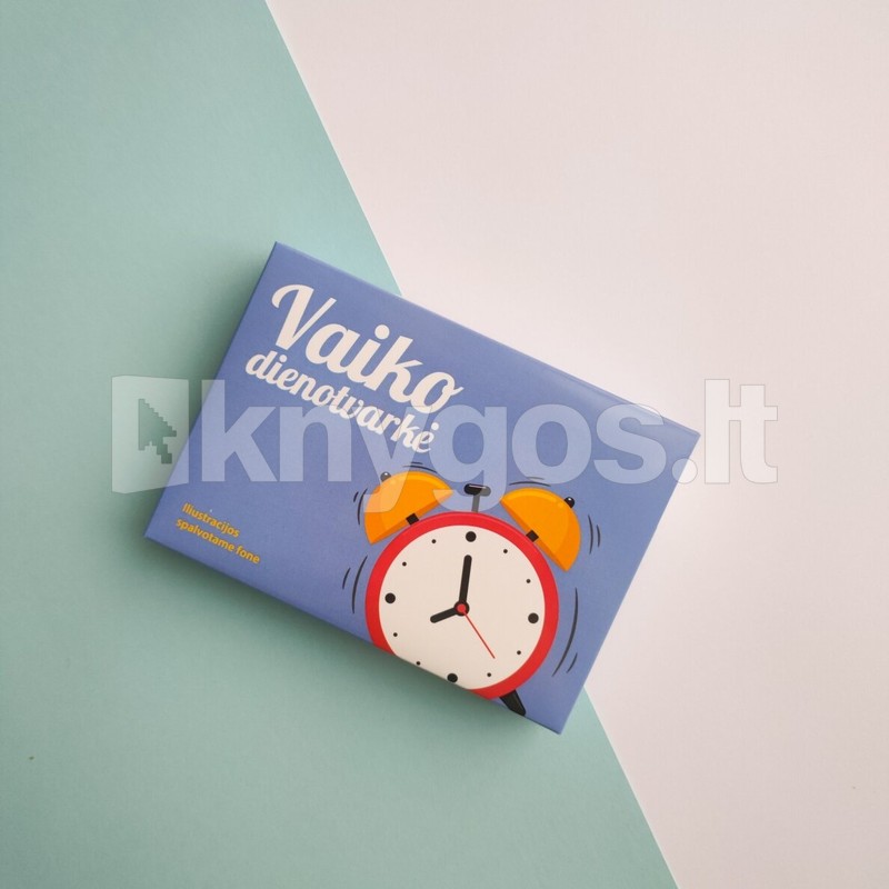 Vaiko dienotvarkė. Lavinamųjų kortelių rinkinys