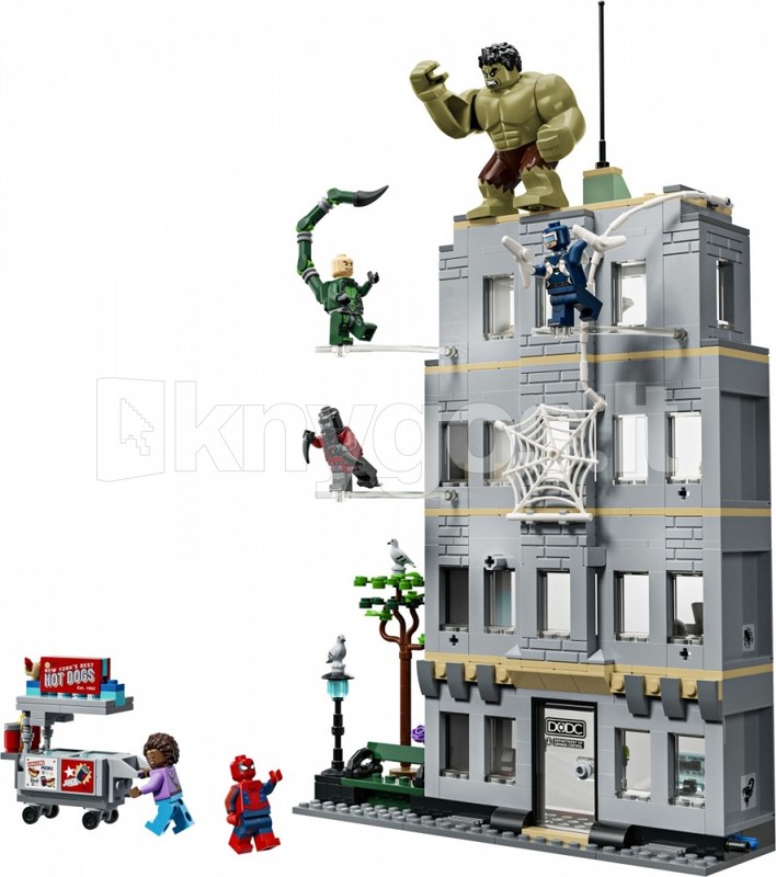 Marvel Super Heroes blokų rinkinys „Žmogus‑voras prieš Hulką“ – epinė ...