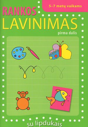 Rankos lavinimas 5-7 metų vaikams I dalis | Knygos.lt