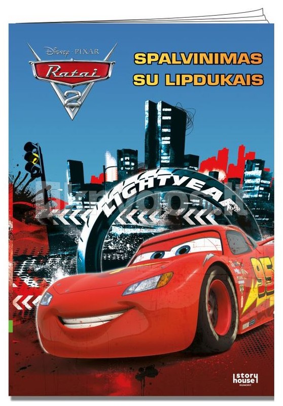 Ratai 2. Spalvinimas su lipdukais | Knygos.lt