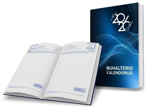 2026 metų buhalterio kalendorius + NEMOKAMAS ATVEŽIMAS!