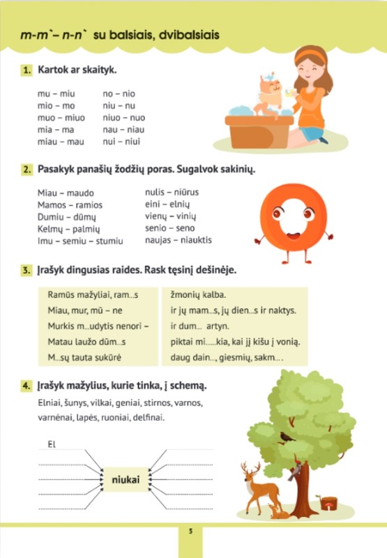 Minkštieji ir kietieji priebalsiai. Rimtai ir žaisming..