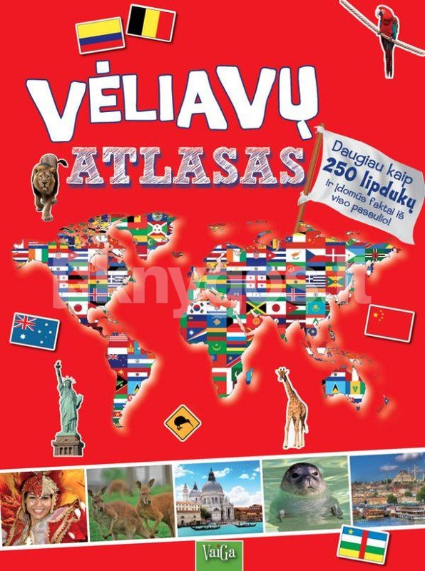 Vėliavų atlasas. Daugiau kaip 250 lipdukų | Knygos.lt