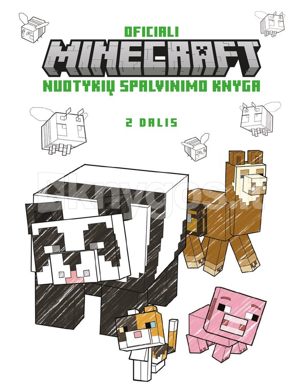 Oficiali Minecraft nuotykių spalvinimo knyga, 2 dalis