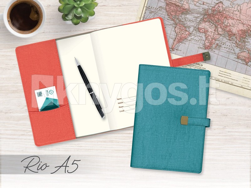 Užrašų knyga A5 80g linija RIO | Knygos.lt