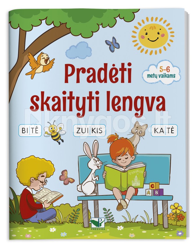 Pradėti skaityti lengva. 5–6 metų vaikams | Knygos.lt