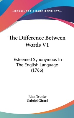 The Difference Between Words V1 | Knygos.lt