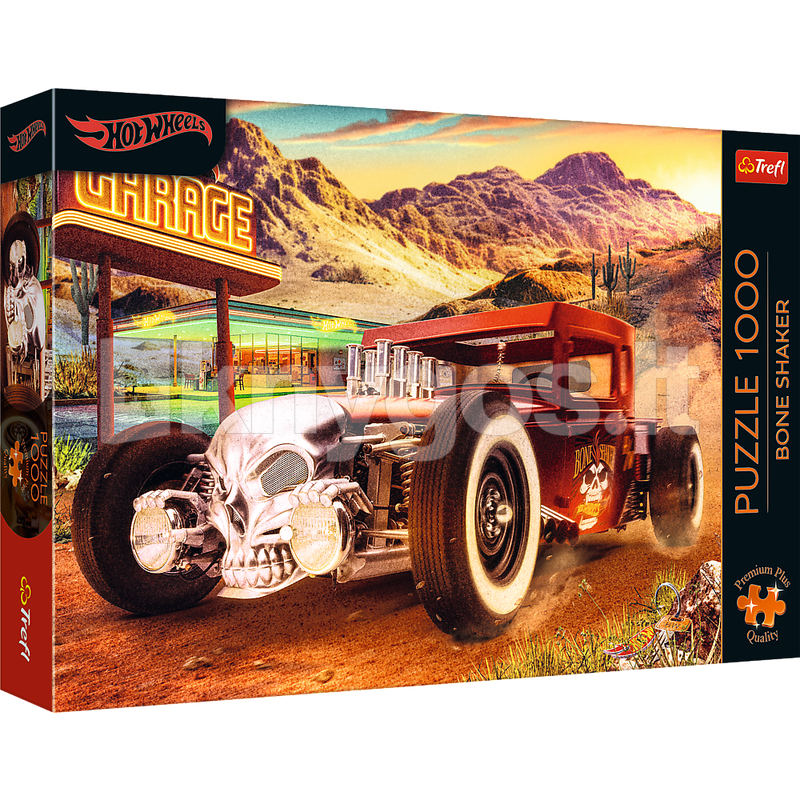 TREFL HOT WHEELS PREMIUM PLUS 1000 det. dėlionė „Bone Shaker“