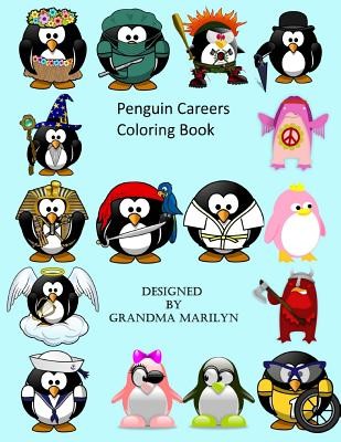Penguin Careers Coloring Book | Knygos.lt