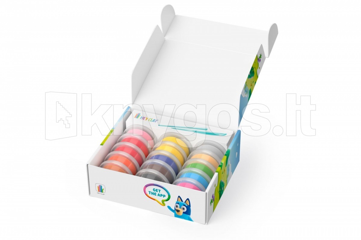 Hey Clay modelinas „Bluey ir draugai“ + NEMOKAMAS ATVEŽIMAS!