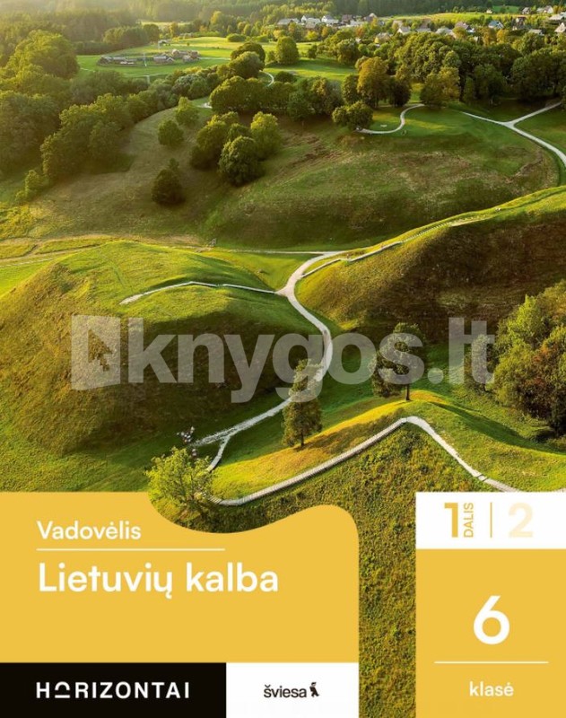 Lietuvių kalba. Vadovėlis 6 klasei, 1 dalis, serija Horizontai ...