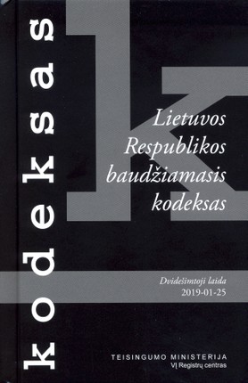 Lietuvos Respublikos baudžiamasis kodeksas. 20 laida