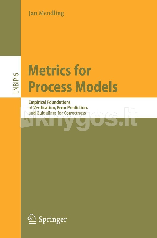 Metrics for Process Models | Knygos.lt
