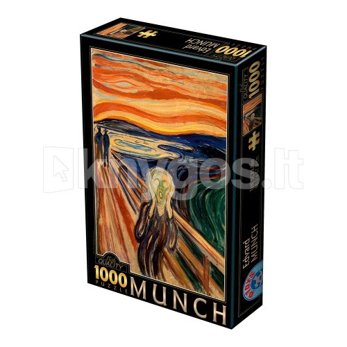 Dėlionė Munch Edvard: The Scream, 1000 d. | Knygos.lt