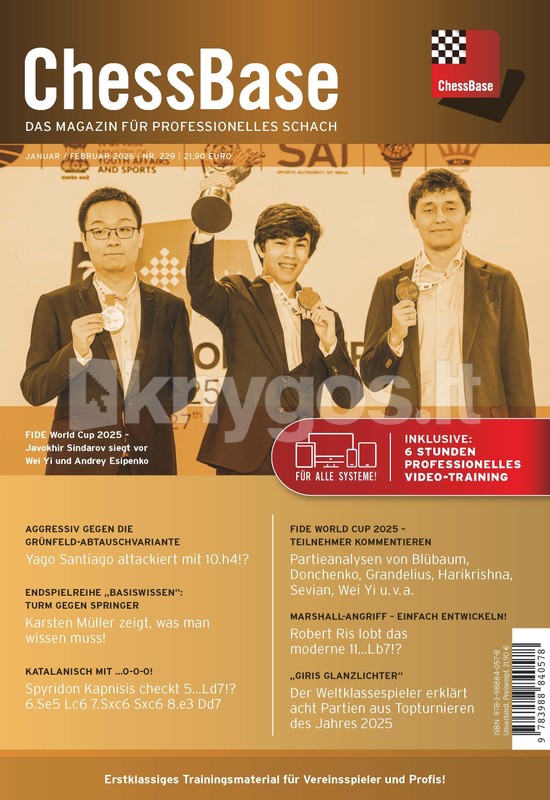 ChessBase Magazin 229 + NEMOKAMAS ATVEŽIMAS!