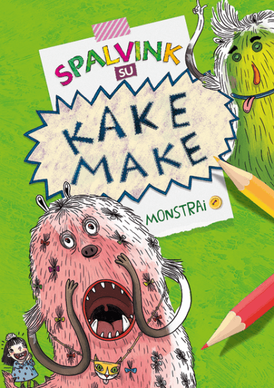 Spalvink su Kake Make. Monstrai | Knygos.lt