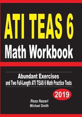 ATI TEAS 6 Math Workbook + NEMOKAMAS ATVEŽIMAS!