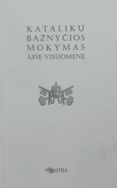 Katalikų bažnyčios mokymas apie visuomenę (skaityta knyga)