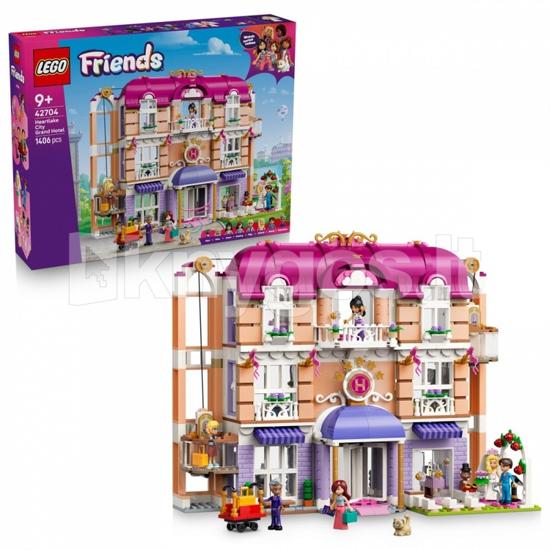 Blocks Friends 42704 — Heartlake City Didysis viešbutis + NEMOKAMAS ...