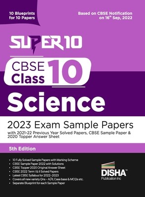 Super 10 CBSE Class 10 Science 2023 Exam Sample Papers with 2021-22 ...