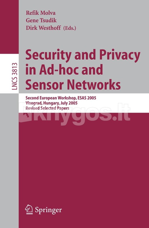 Security and Privacy in Ad-hoc and Sensor Networks (el. knyga)
