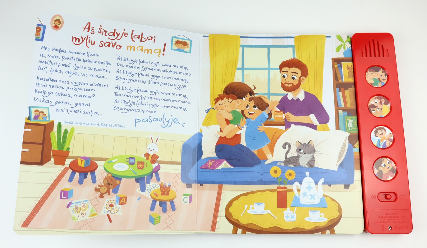 Aš širdyje labai myliu mamą ir tėtį. Džimbos dainelės