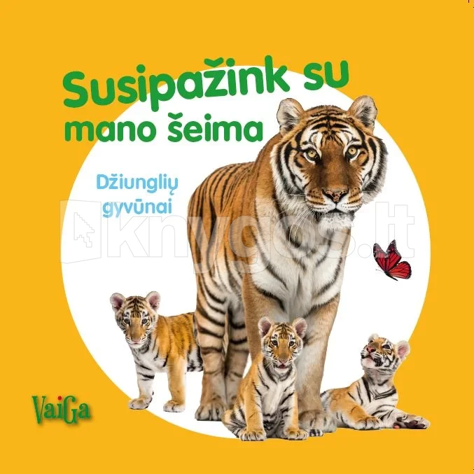 Susipažink su mano šeima. Džiunglių gyvūnai | Knygos.lt