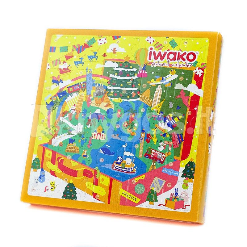 IWAKO trintukų-dėlionių „Advento kalendorius“ + NEMOKAMAS ATVEŽIMAS!