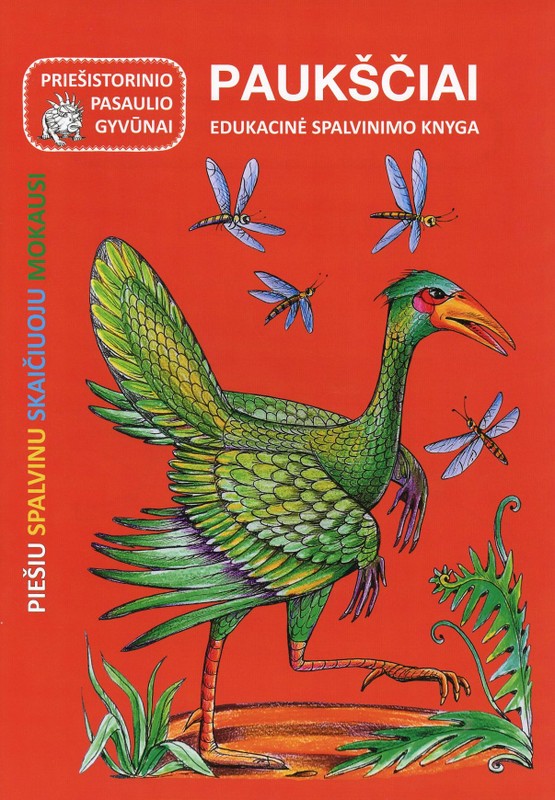 Paukščiai. Edukacinė spalvinimo knyga | Knygos.lt