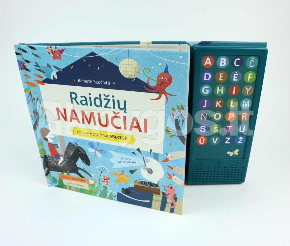 Raidžių namučiai. Eiliuota ir įgarsinta abėcėlė