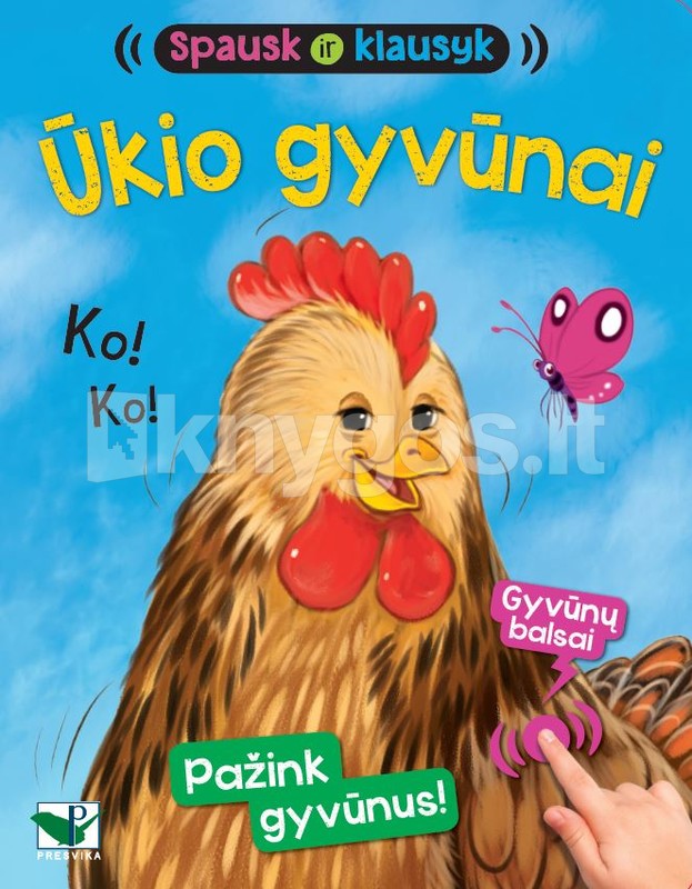 Spausk ir klausyk. Ūkio gyvūnai | Knygos.lt