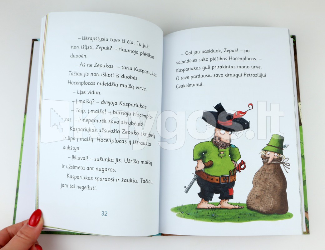 Mažieji skaitymo herojai. Plėšikas Hocenplocas