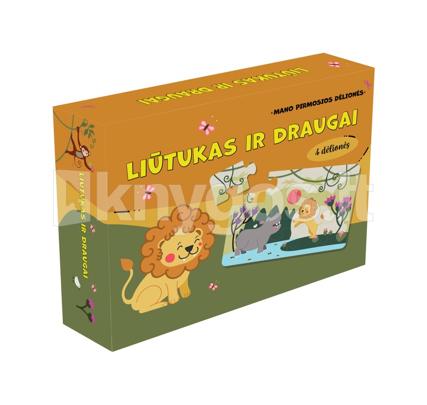 Dėlionės „Liūtukas ir draugai“ | Knygos.lt