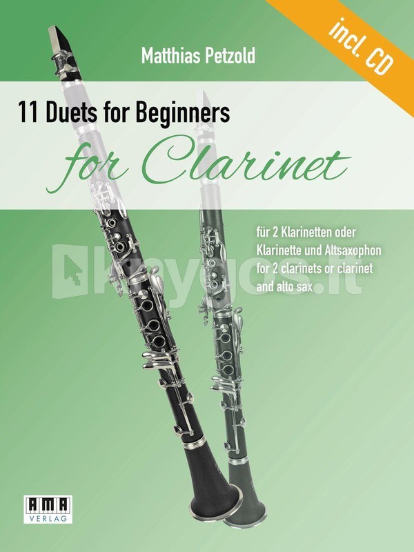 11 Duets for Beginners for Clarinet + NEMOKAMAS ATVEŽIMAS!
