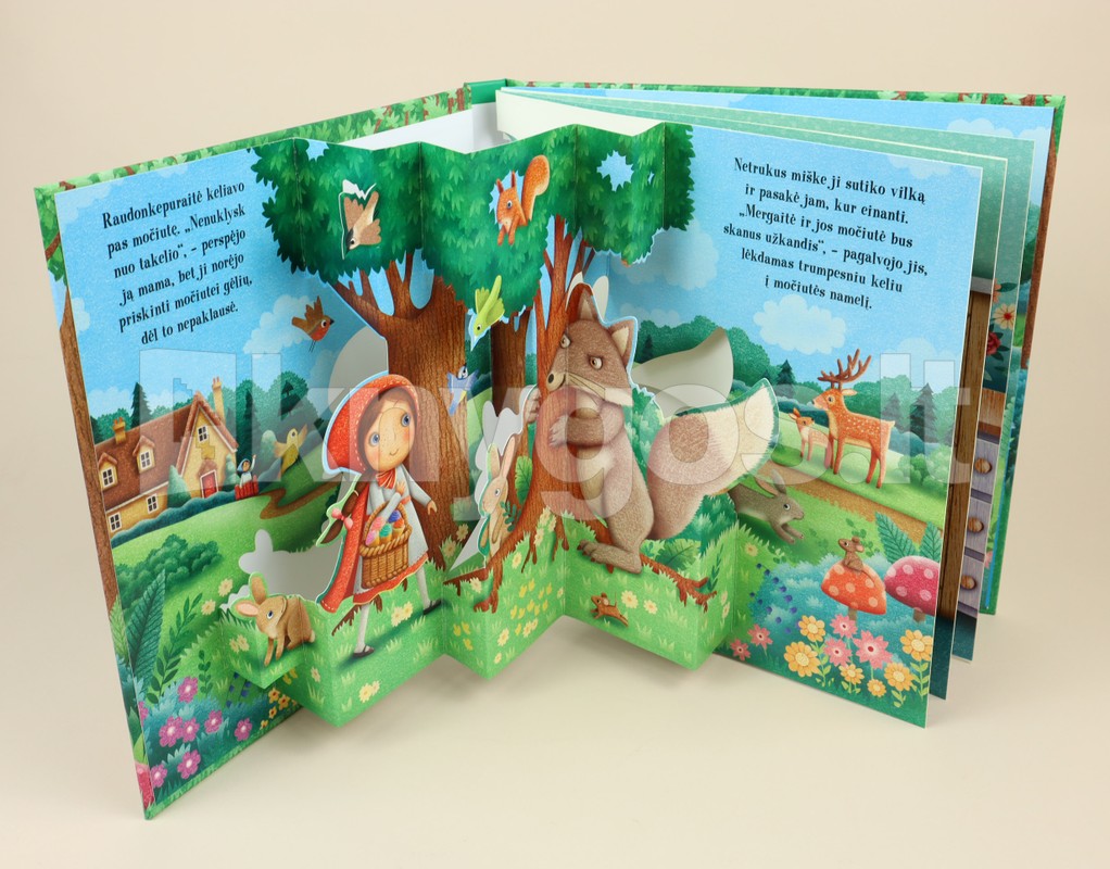 Raudonkepuraitė. Erdvinė knyga | Knygos.lt