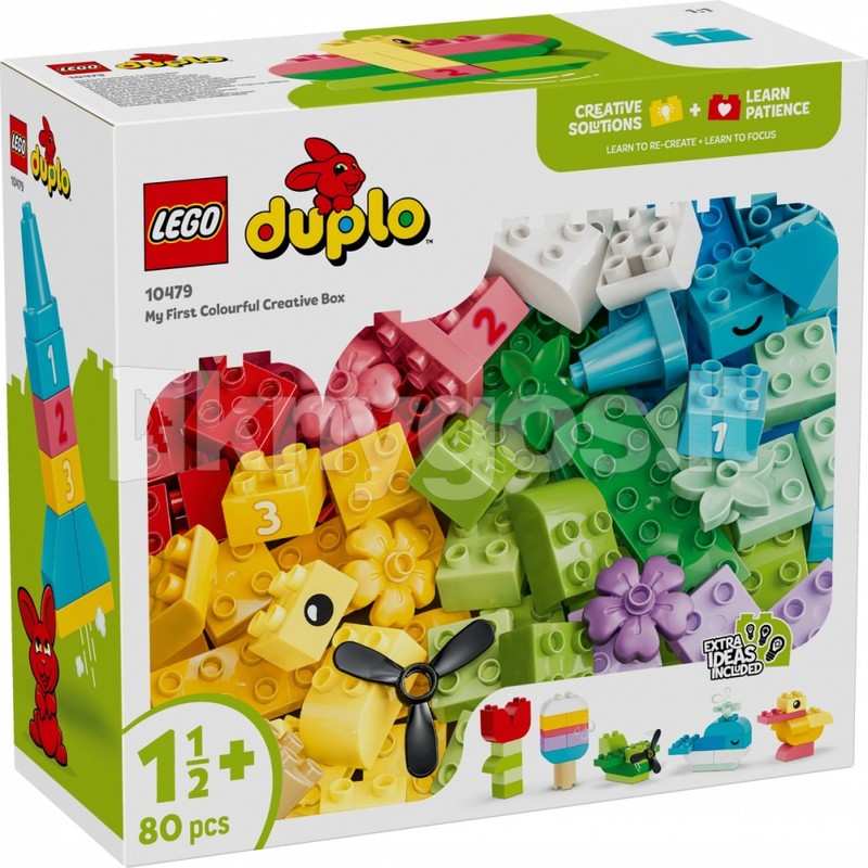 LEGO DUPLO 10479 – spalvinga kūrybinė dėžė | Knygos.lt