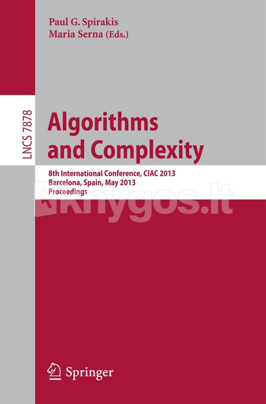Algorithms and Complexity | Knygos.lt