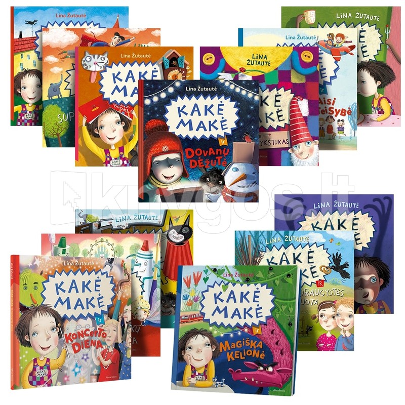 Kakės Makės 13 paveikslėlių knygų rinkinys | Knygos.lt