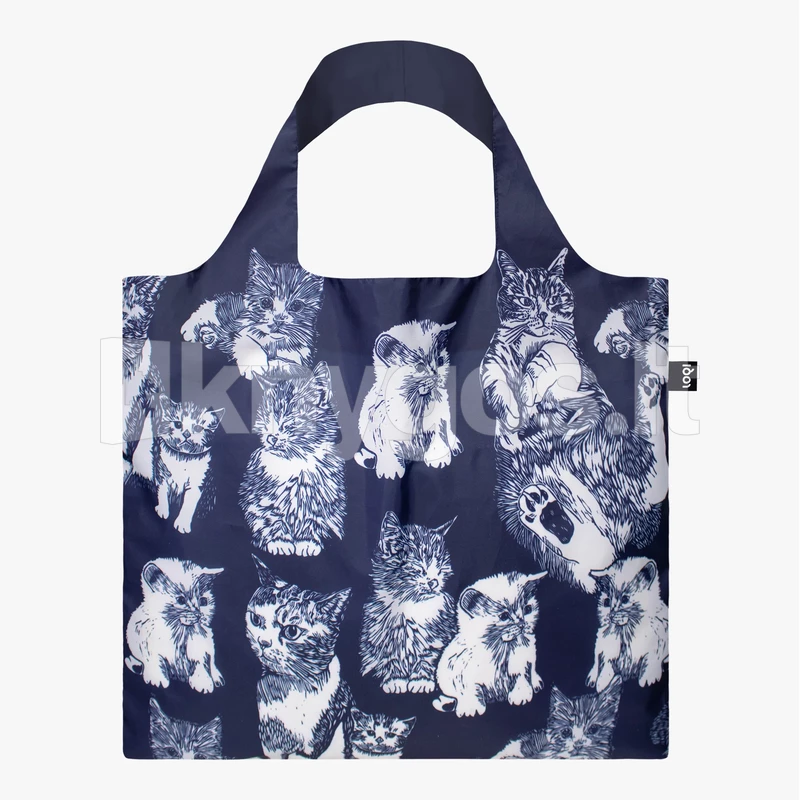 LOQI pirkinių krepšys „Cats Recycled Bag“ | Knygos.lt