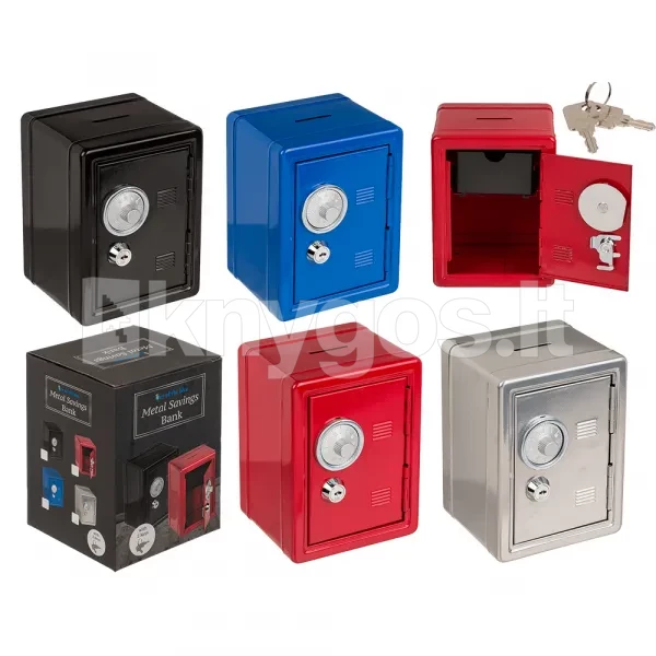 Metalinis seifas – taupyklė su užraktu | Knygos.lt