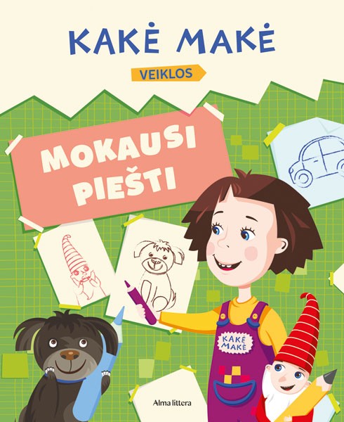 Kakė Makė. Mokausi piešti | Knygos.lt