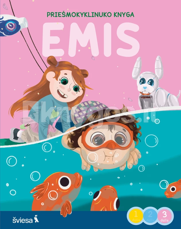 Emis. Pavasario įdomybės. Priešmokyklinuko knyga, 3 dalis