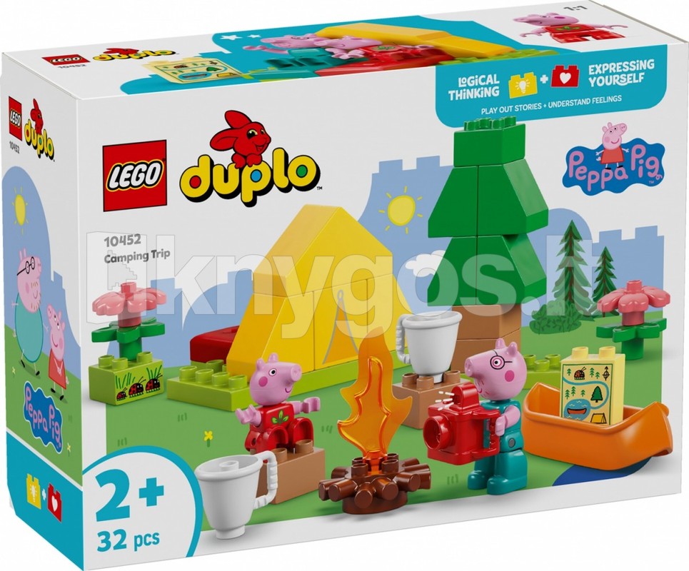 DUPLO blokeliai Peppa Piga 10452 Stovyklavietės nuotykiai
