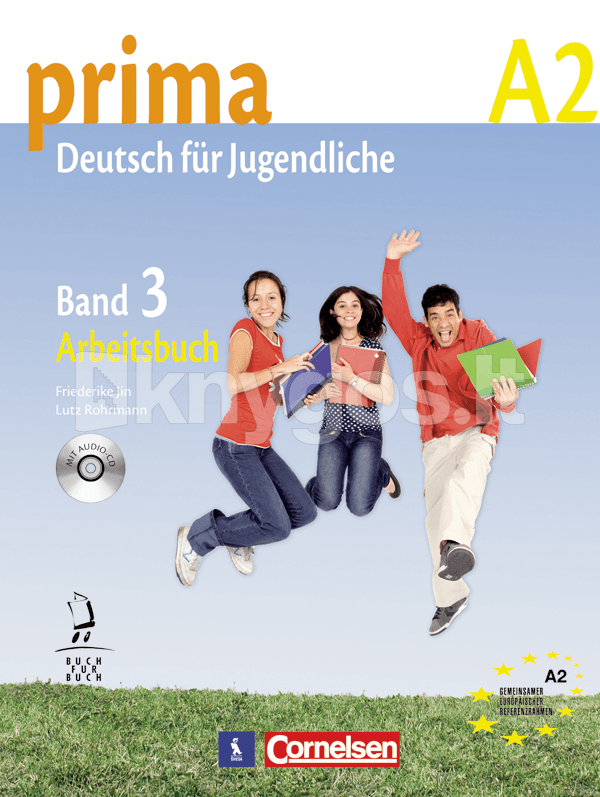 Prima 3. VIII klasės vokiečių kalbos pratybų sąsiuvinis (su CD)